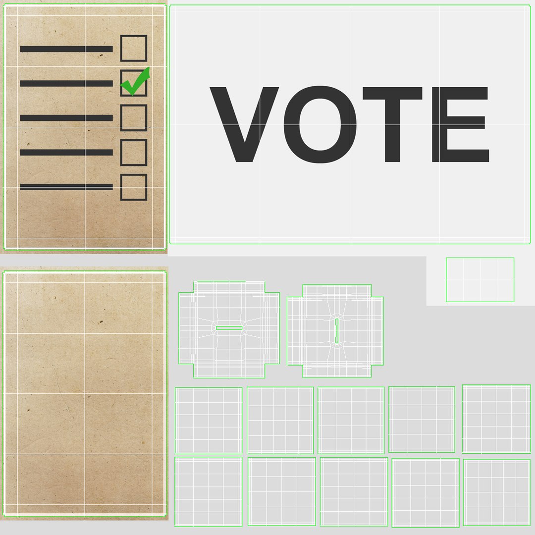 Vote Box 3D Model - TurboSquid 1933442