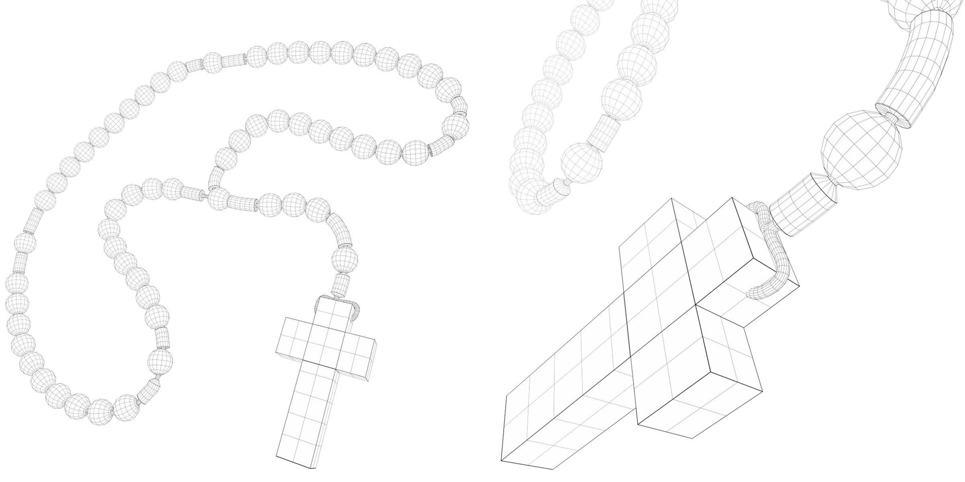3D Holy Rosary - TurboSquid 1425042