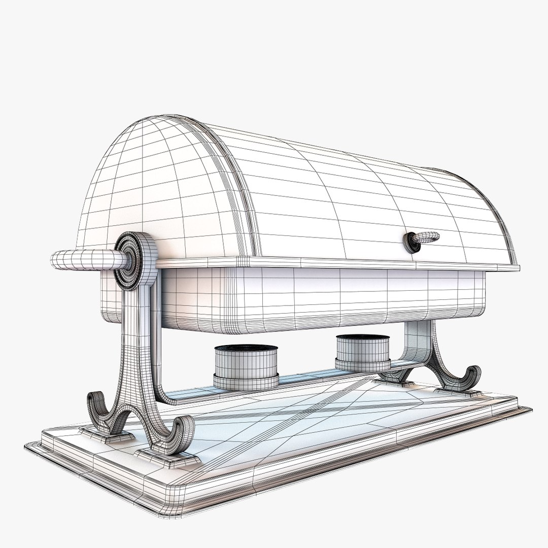 3D Chafing Dish Model - TurboSquid 1394869