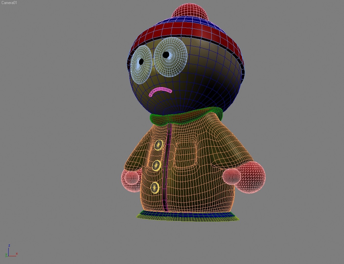 Stan South Park 3d Model
