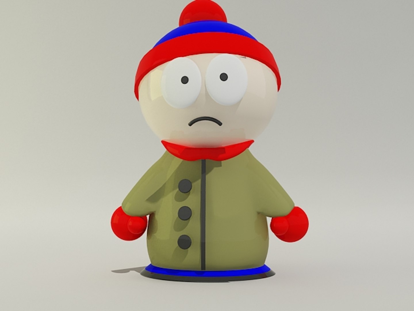 Stan South Park 3d Model