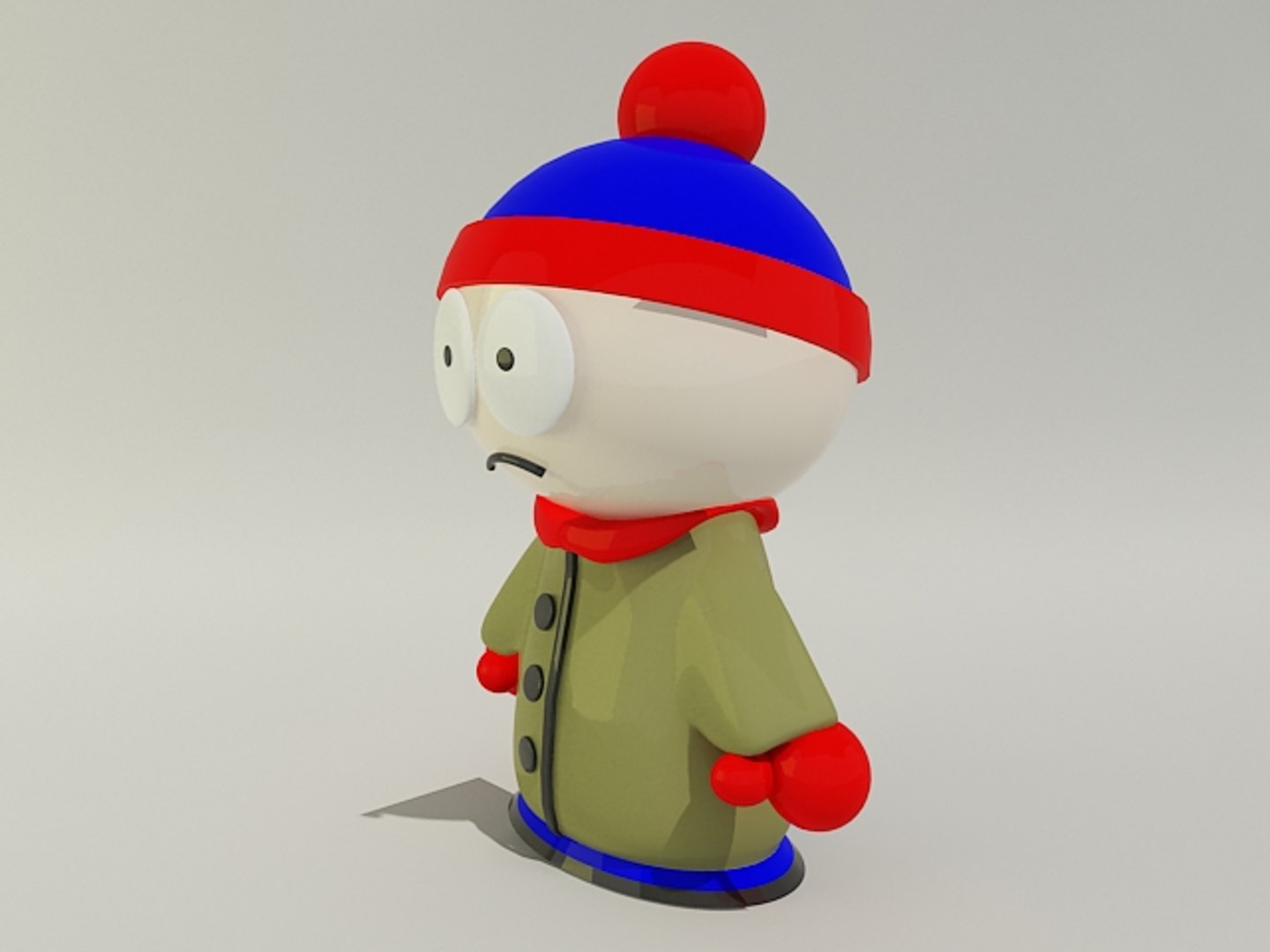 Stan South Park 3d Model