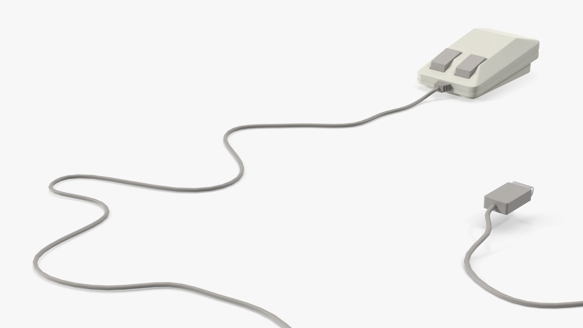 3D Vintage Computer Mouse - TurboSquid 2061489