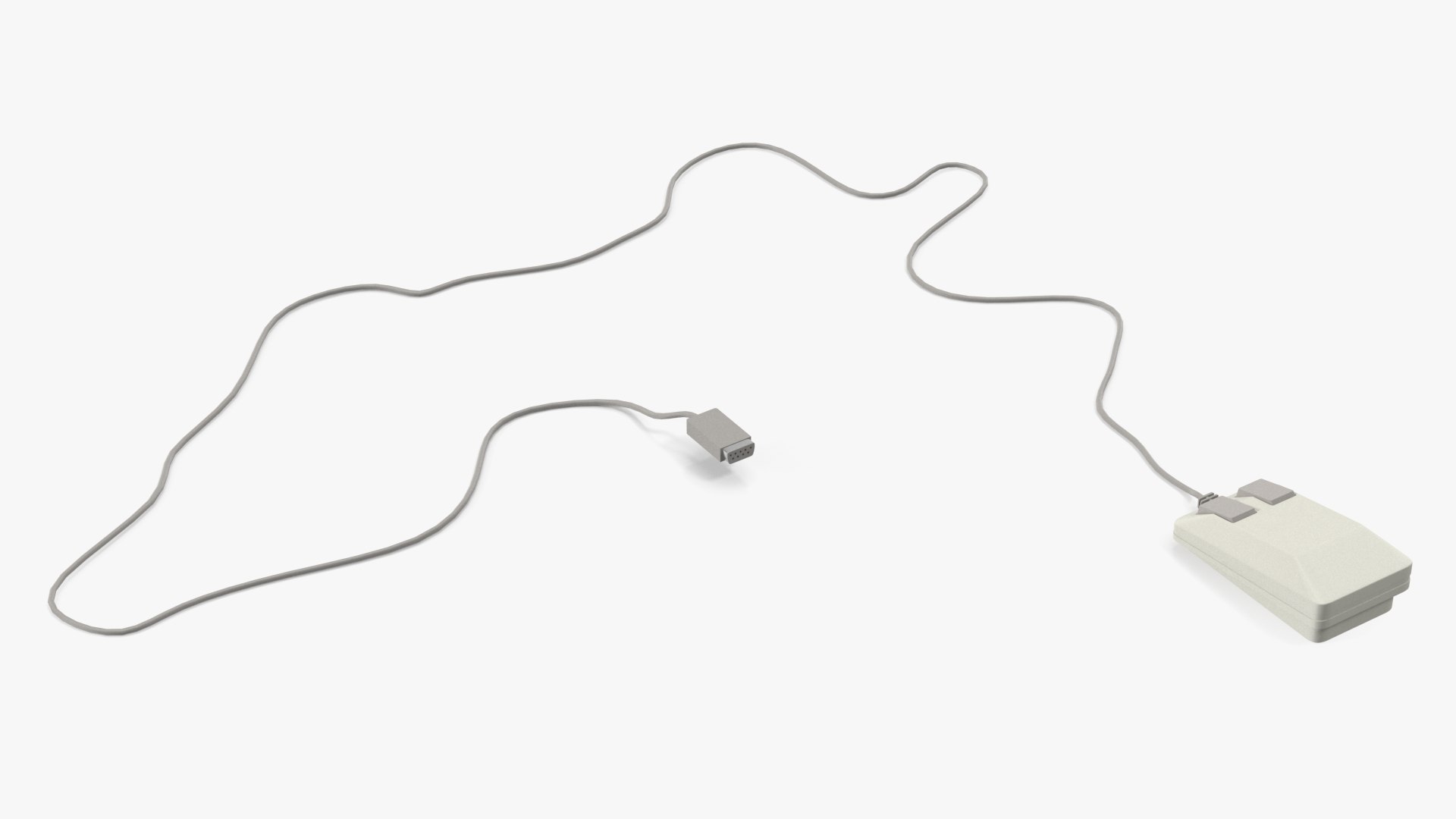 3D Vintage Computer Mouse - TurboSquid 2061489