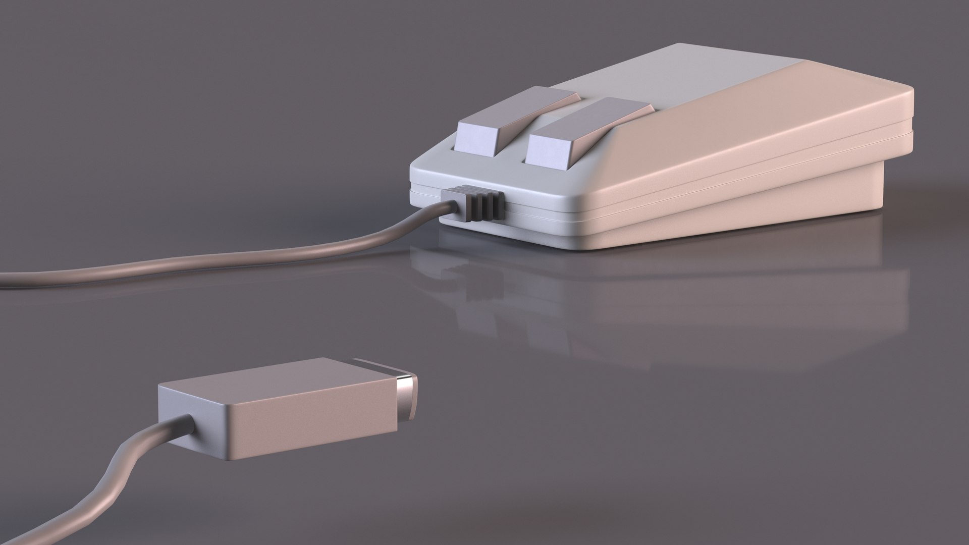 3D Vintage Computer Mouse - TurboSquid 2061489