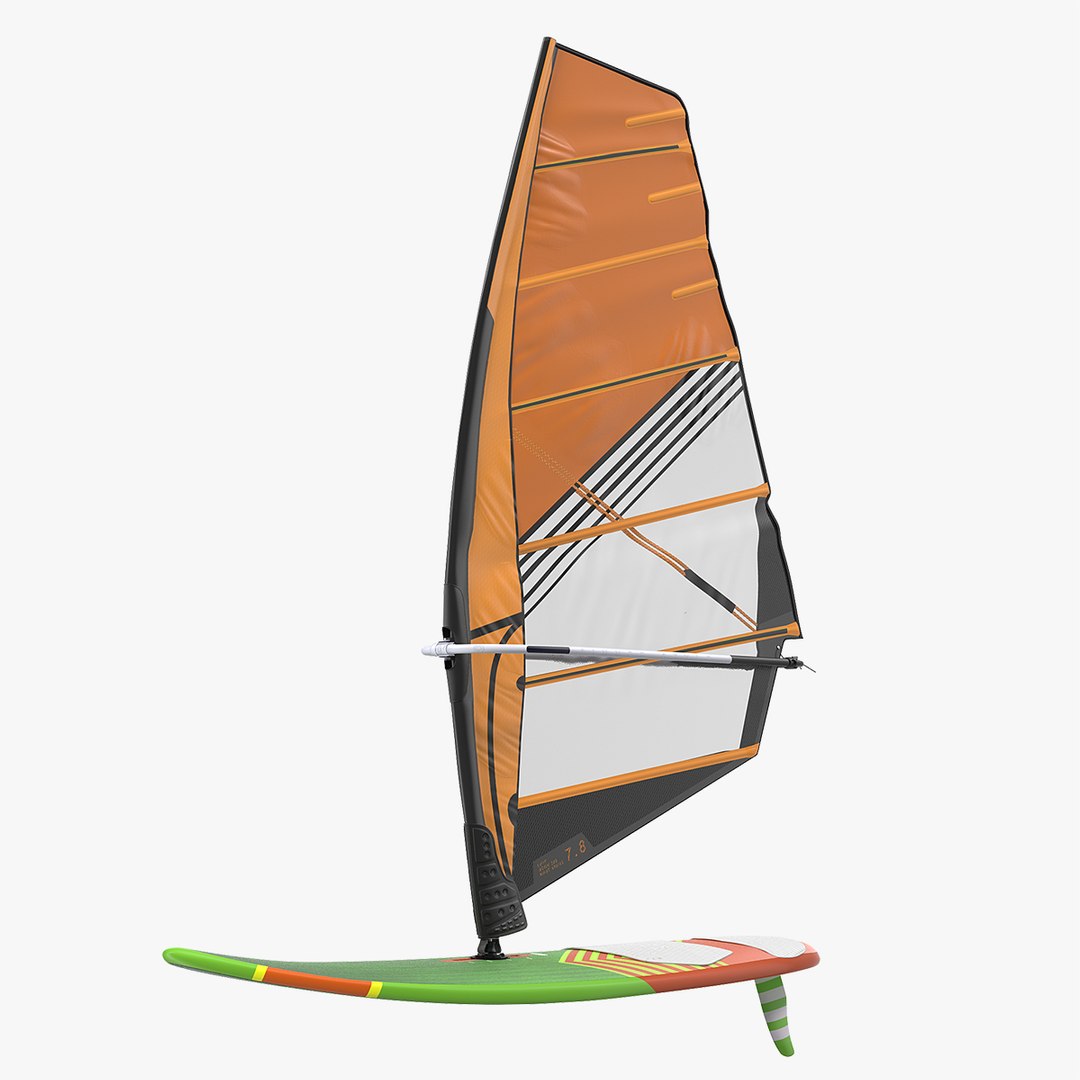 3D sport windsurf board sail model - TurboSquid 1442902