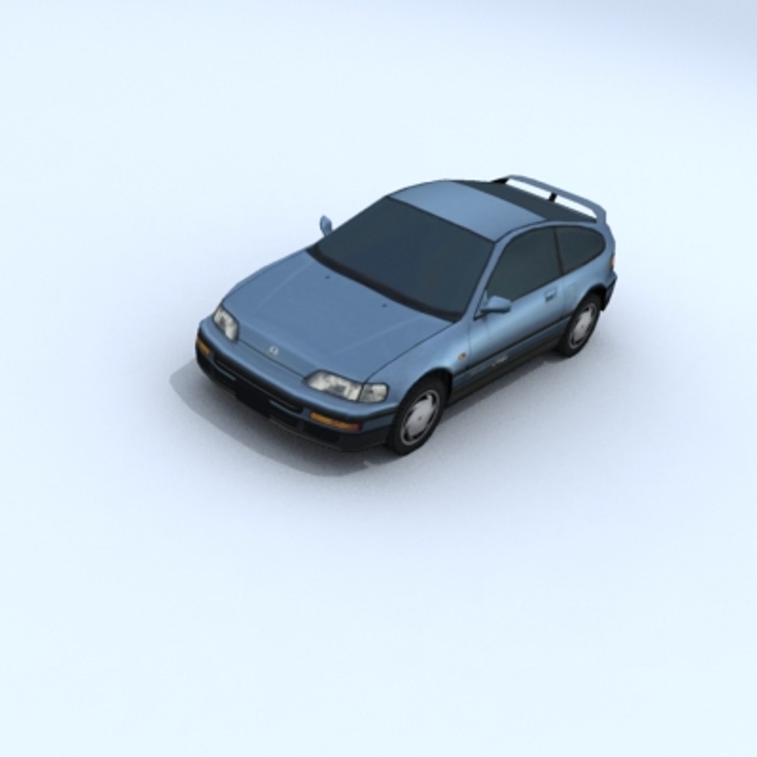 Honda Cr-x Vehicle Car 3d Model