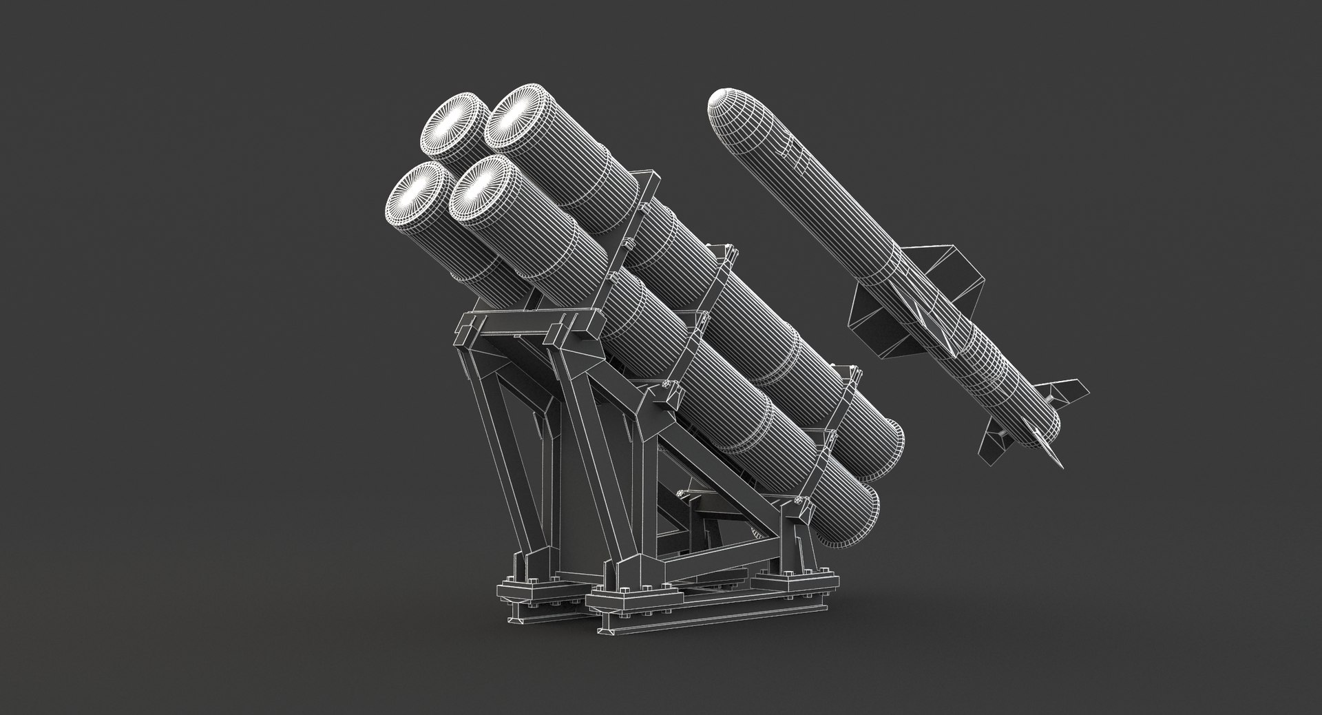 Mk 141 Missile Launching 3D - TurboSquid 1399380