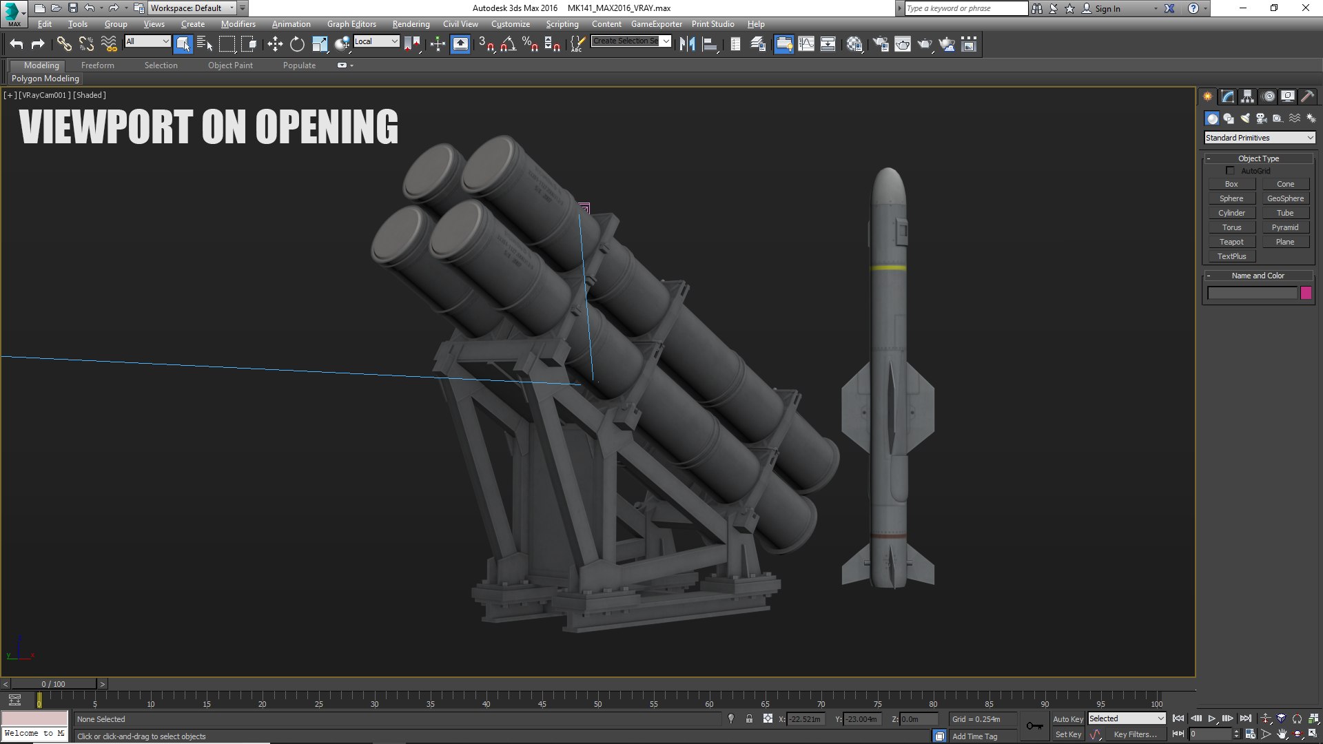 Mk 141 Missile Launching 3D - TurboSquid 1399380