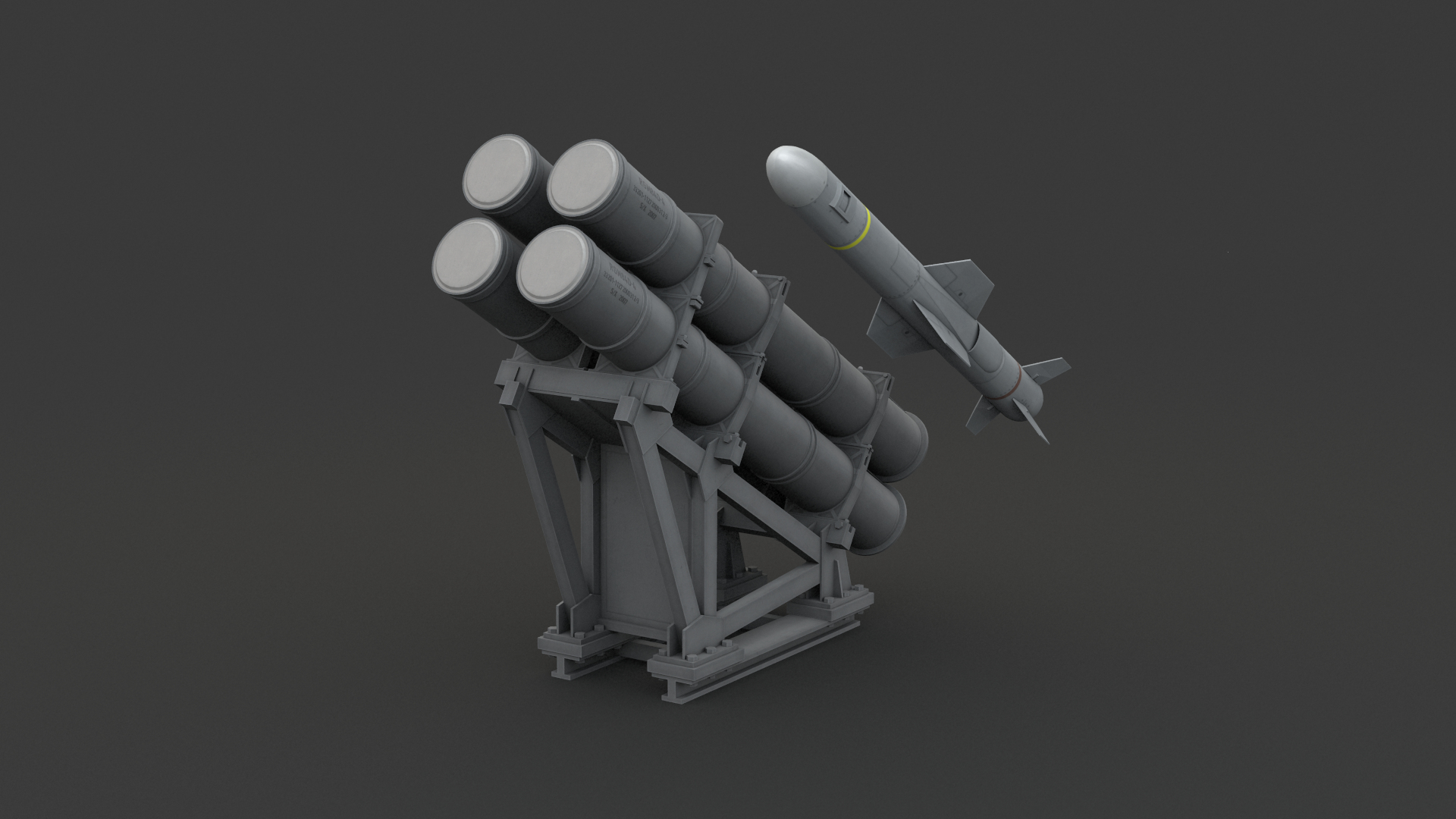 Mk 141 Missile Launching 3D - TurboSquid 1399380