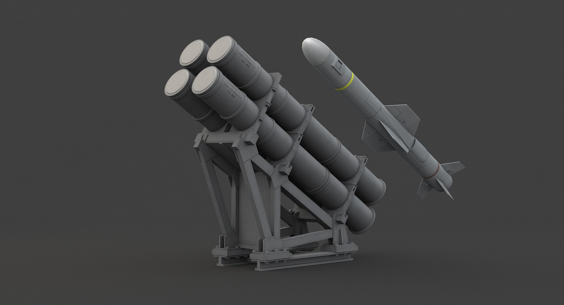 Mk 141 Missile Launching 3D - TurboSquid 1399380