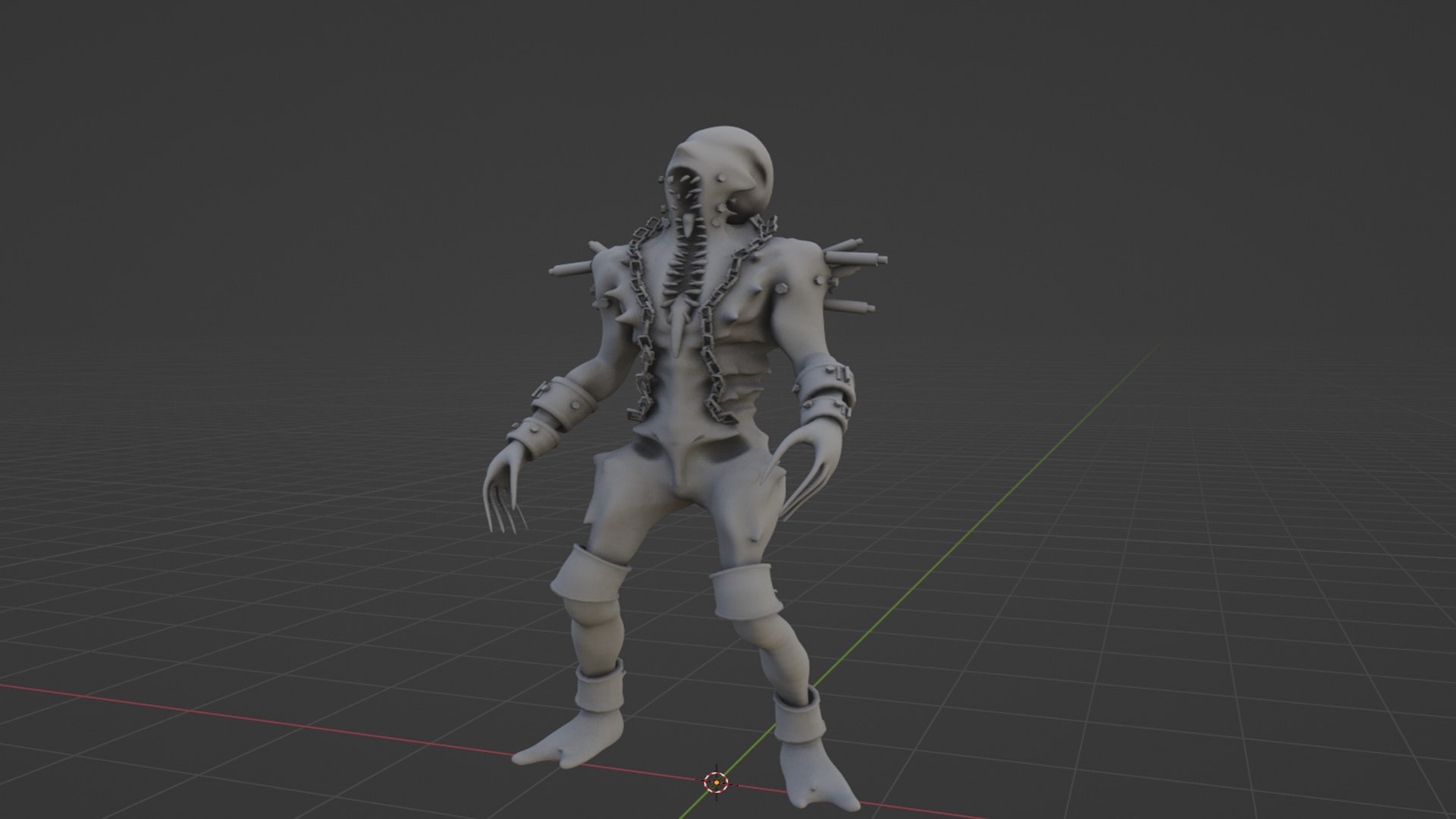 3D Flesh Creature Character - TurboSquid 2074278