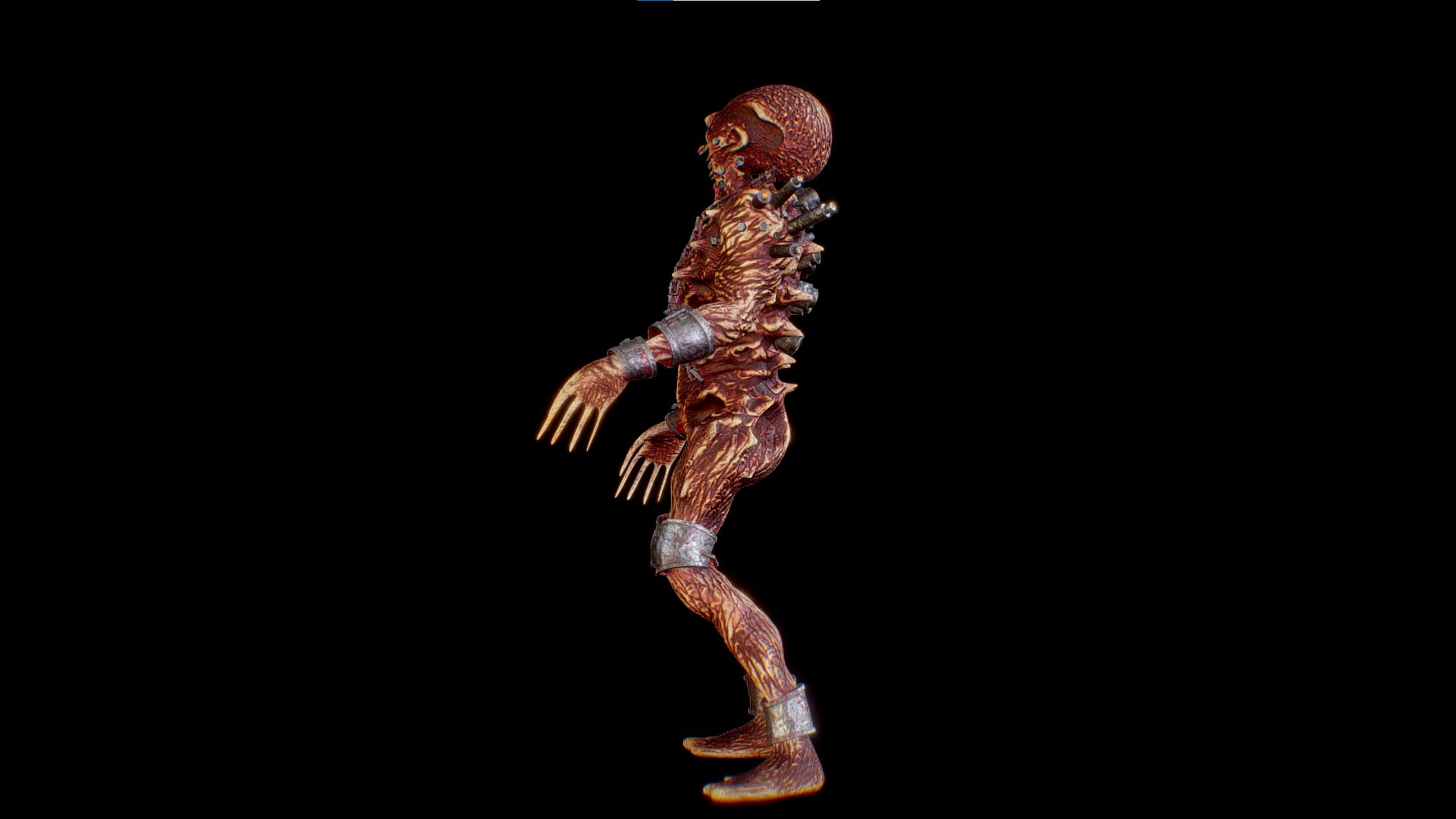 3D Flesh Creature Character - TurboSquid 2074278