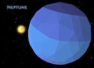 Low Poly Neptune 3D Models For Download | TurboSquid