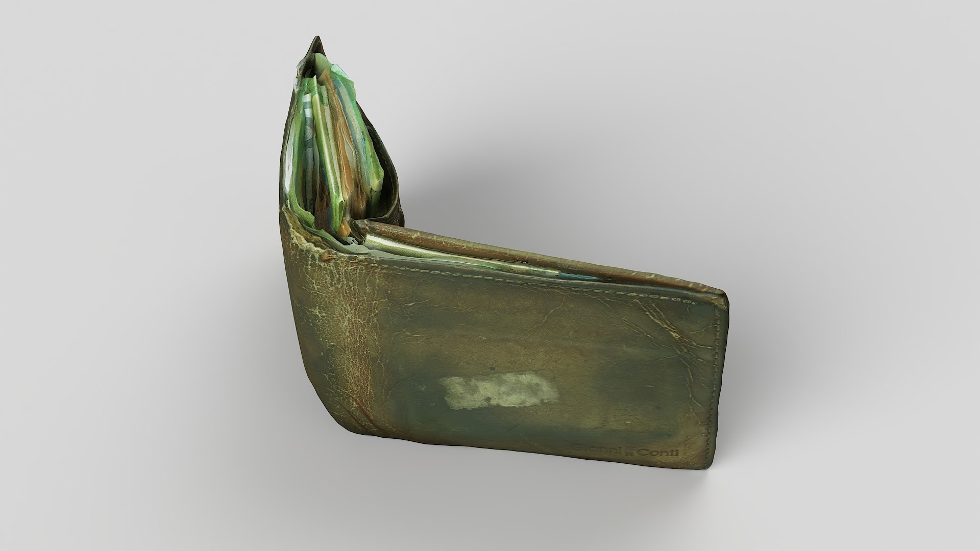 Wallet 06 With Money 3D - TurboSquid 2153197