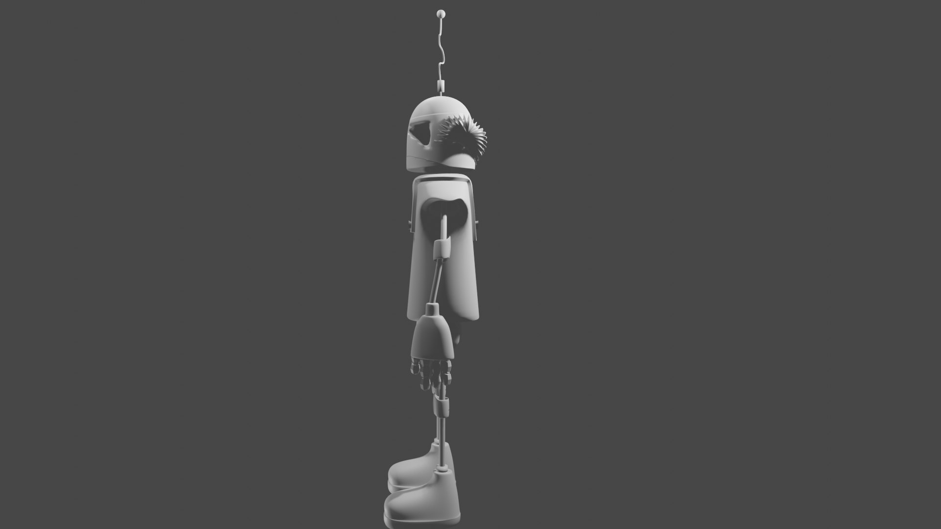 3D Robot Character Modeling With A Very High Precision In Design ...