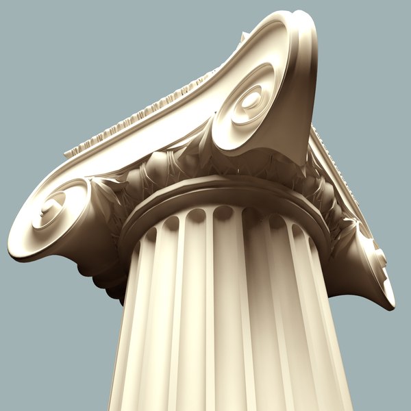 corinthian column 3d max