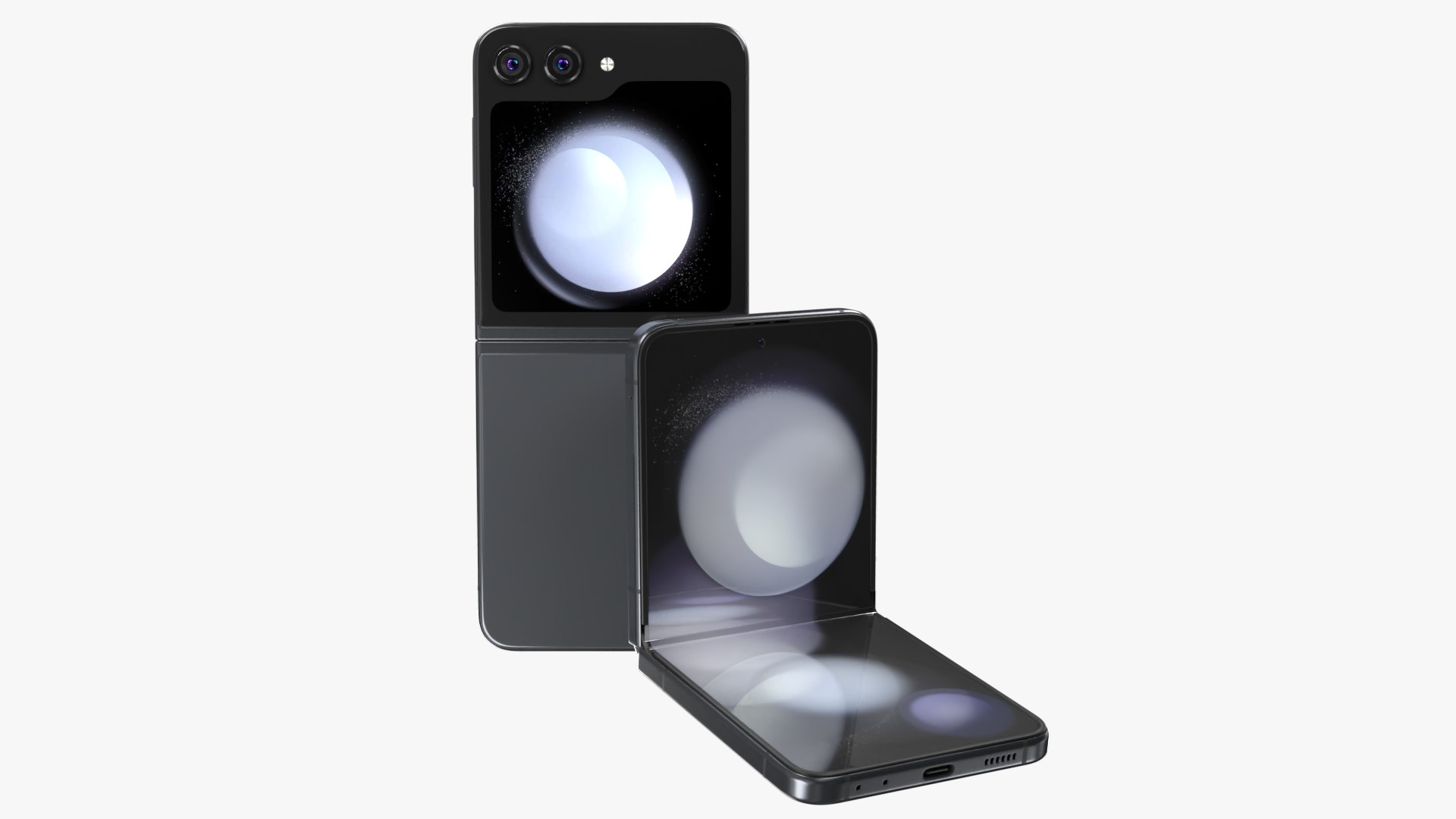 Samsung Galaxy Z Flip 5 Graphite 3D model - TurboSquid 2105696