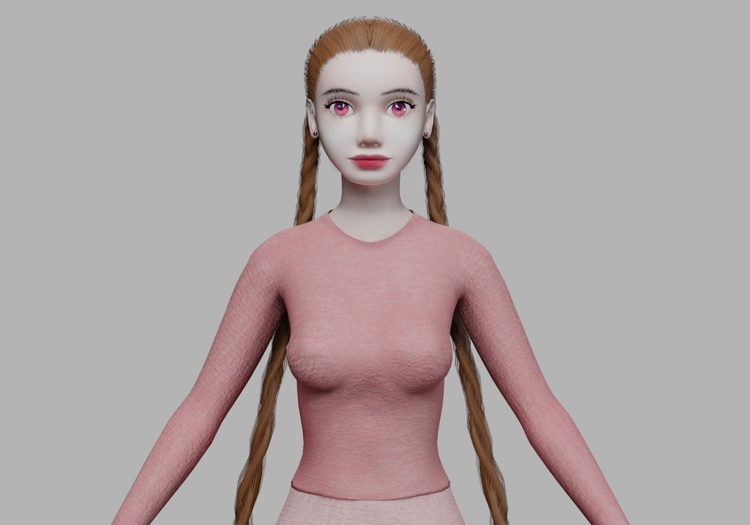 Basic Teen Woman V30675 3D Model - TurboSquid 2261632