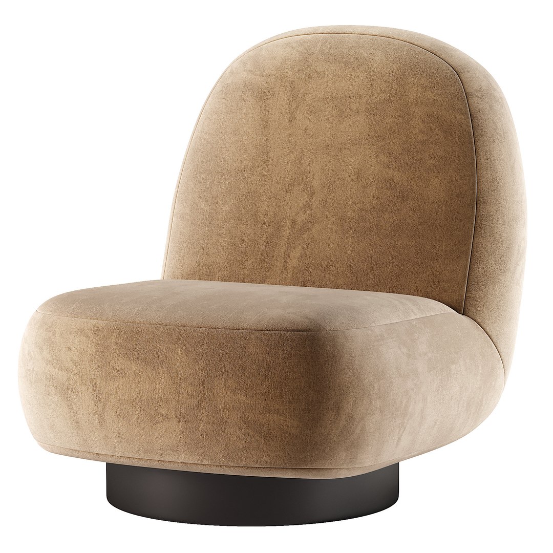 3D Round Modern Lounge Chair 2015 - TurboSquid 2254431