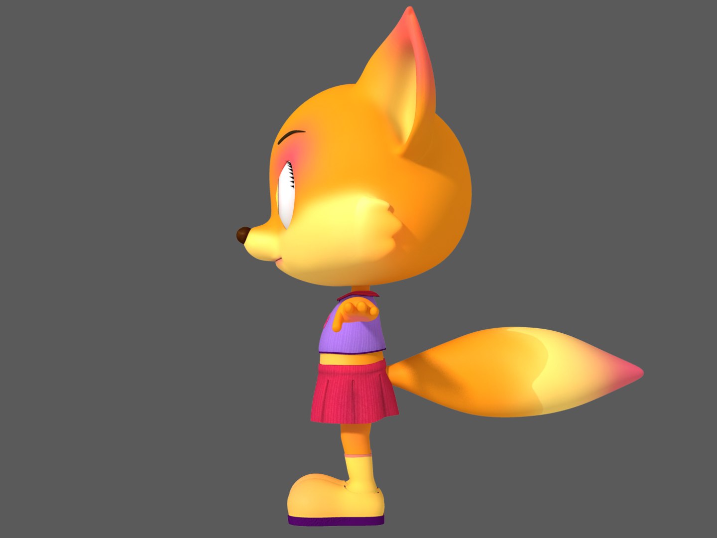 3D Fox - TurboSquid 1151965