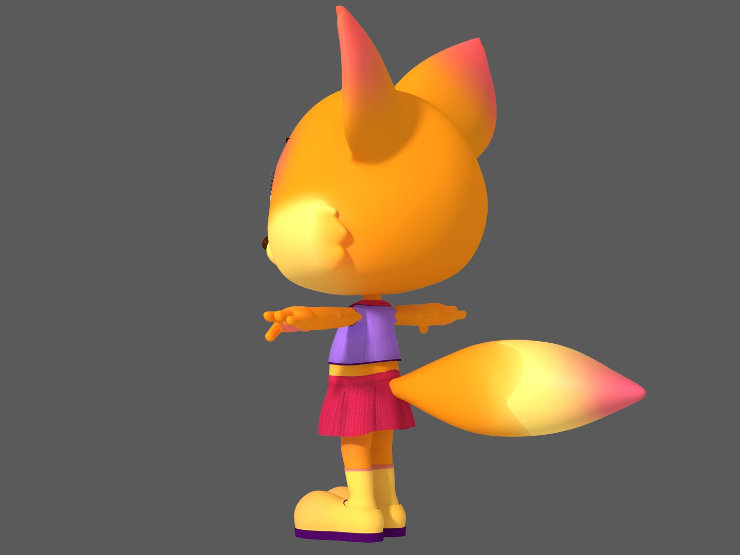 3D Fox - TurboSquid 1151965