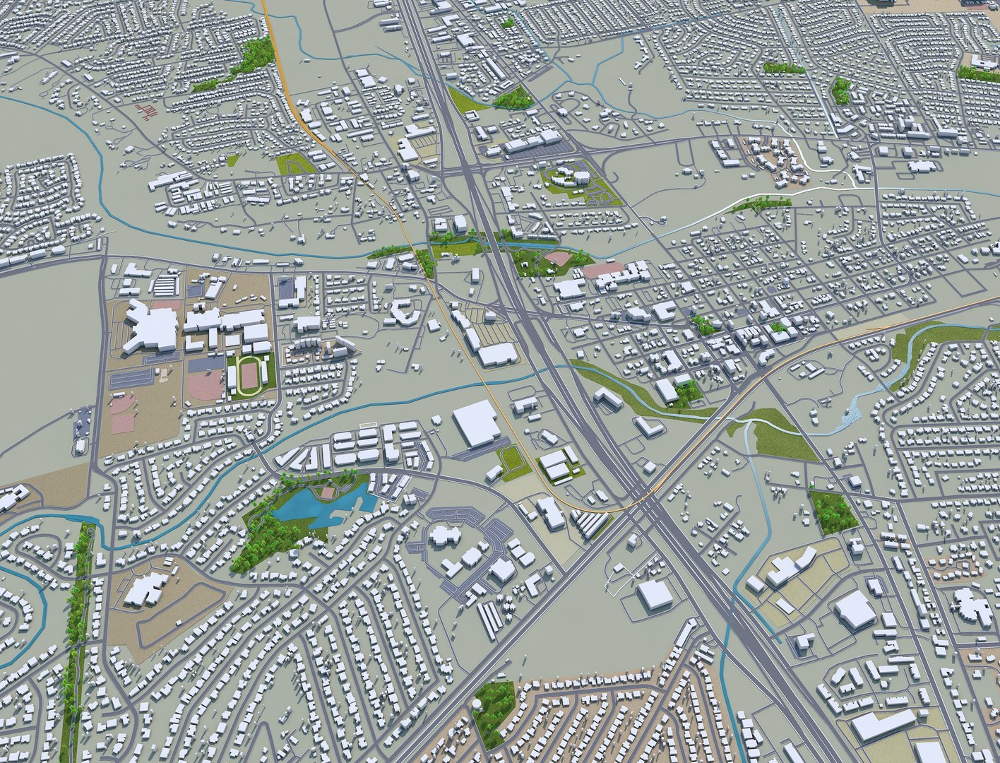 3D Round Rock Texas - TurboSquid 1720685