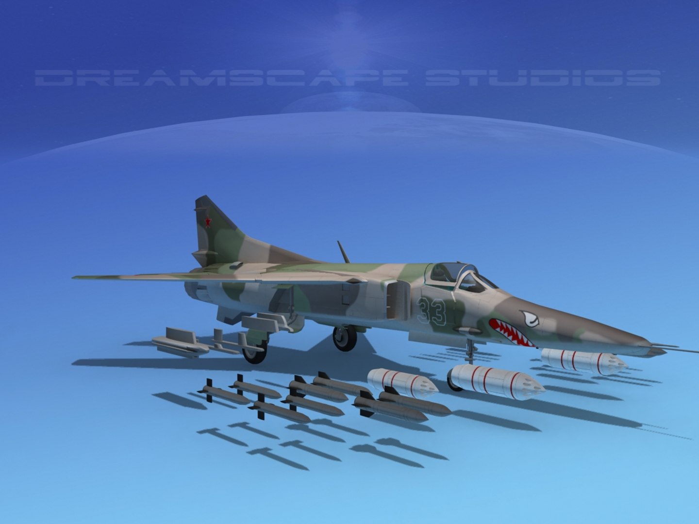 3d model mig 27 mig-27
