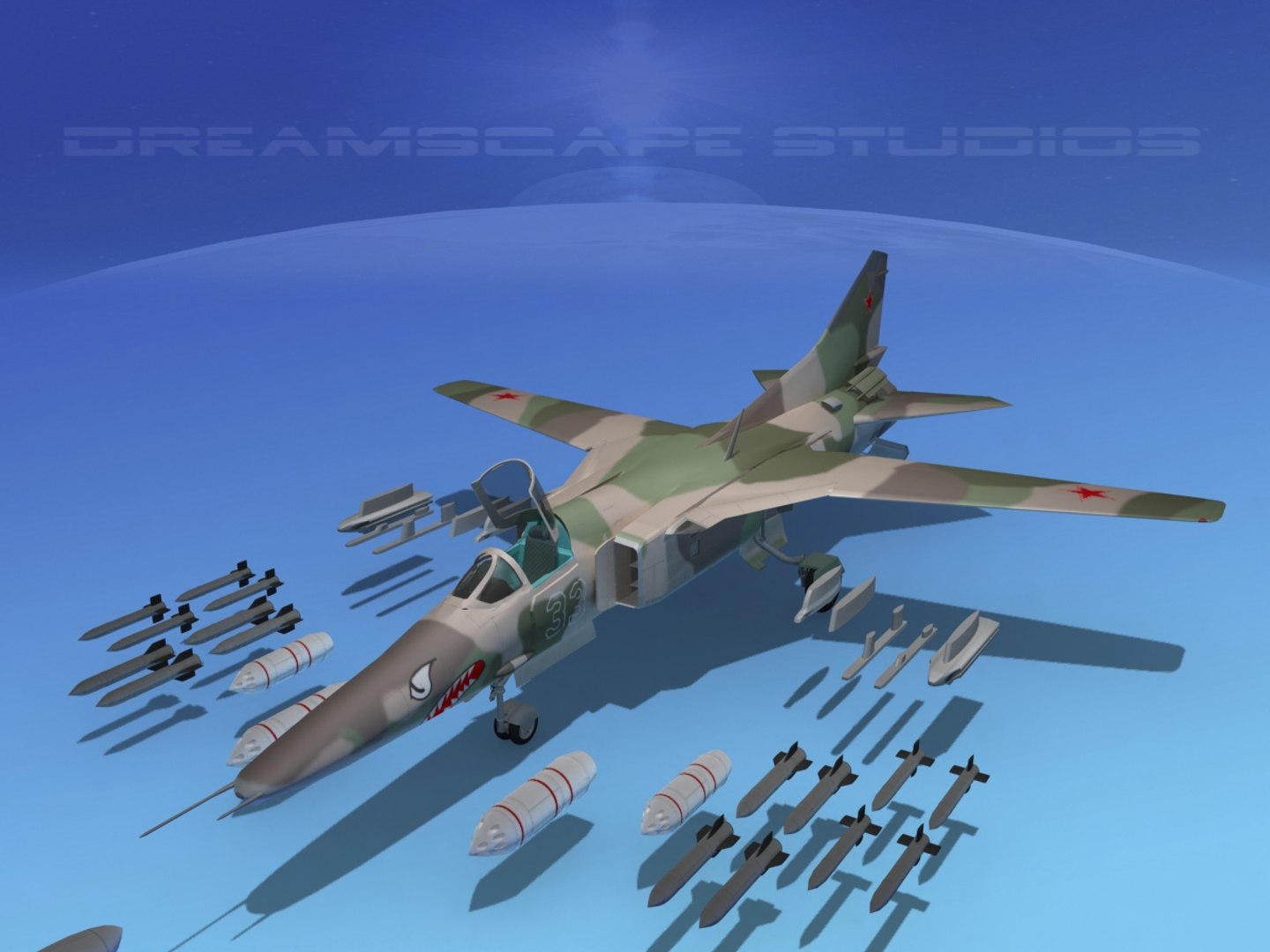 3d model mig 27 mig-27