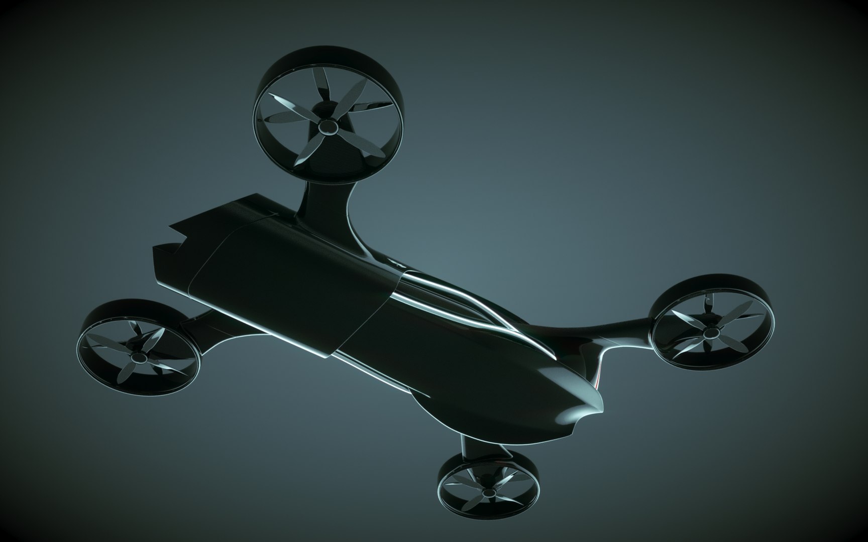 3D Model T Copter Car 44 - TurboSquid 1975304