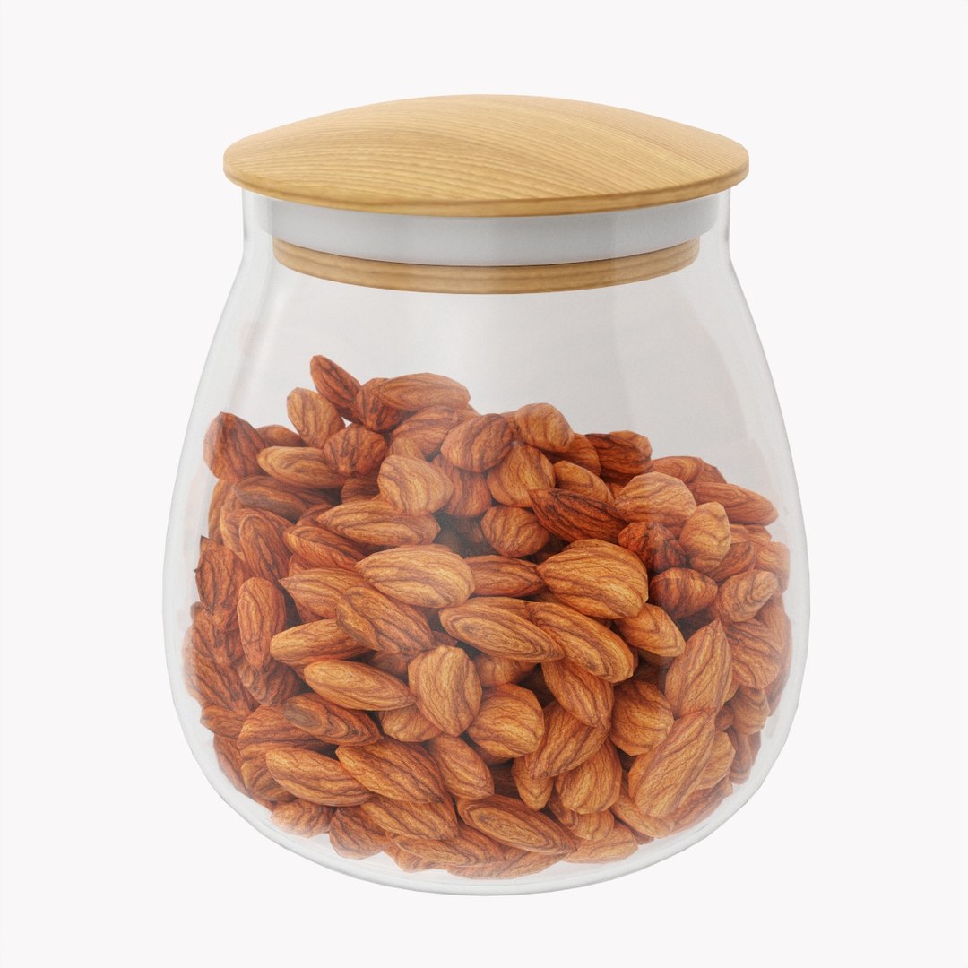 3D Kitchen glass jar with contents 16 - TurboSquid 1785204