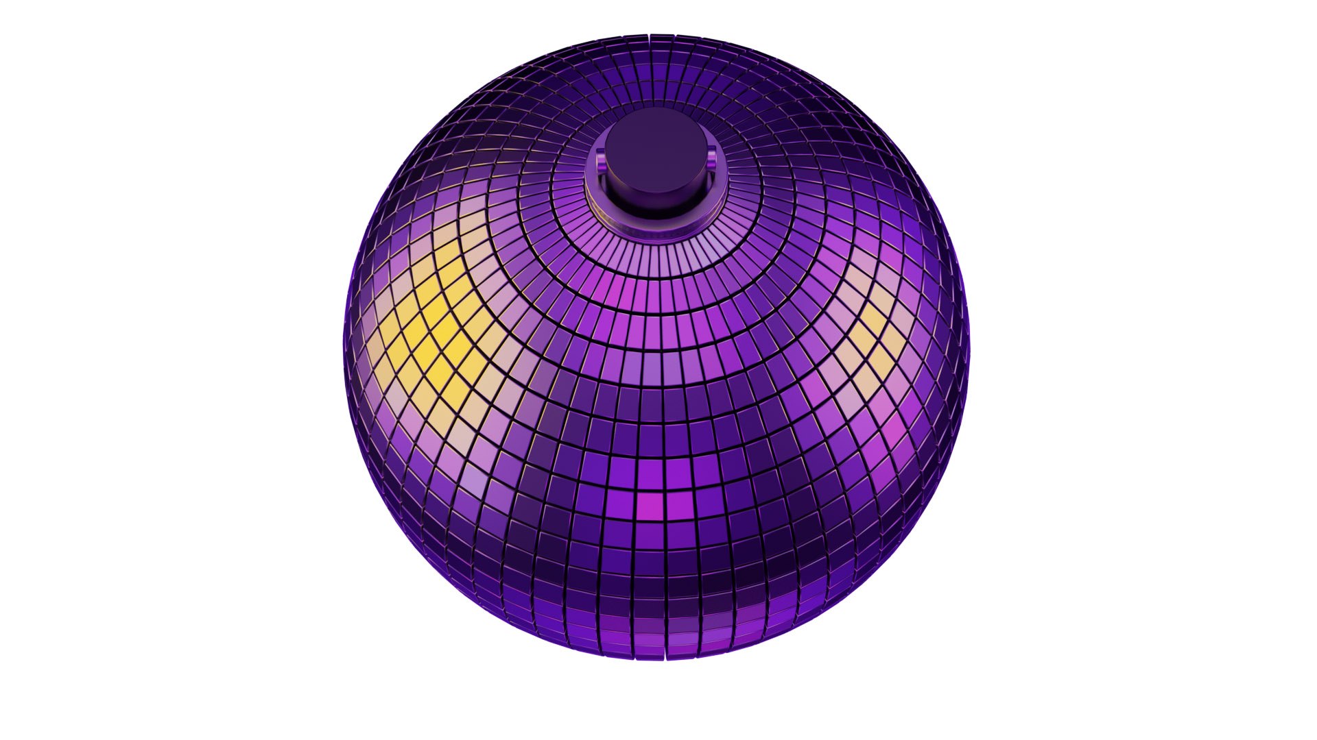 3D Disco Mirrorball Color Reflective - TurboSquid 2199937