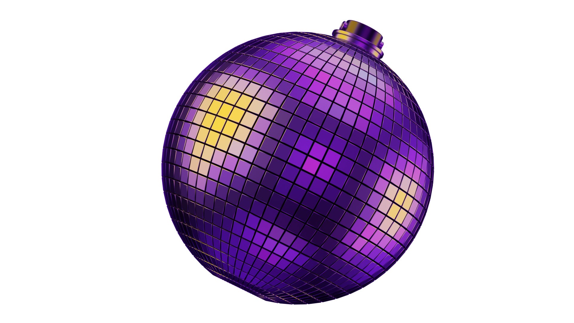 3D Disco Mirrorball Color Reflective - TurboSquid 2199937