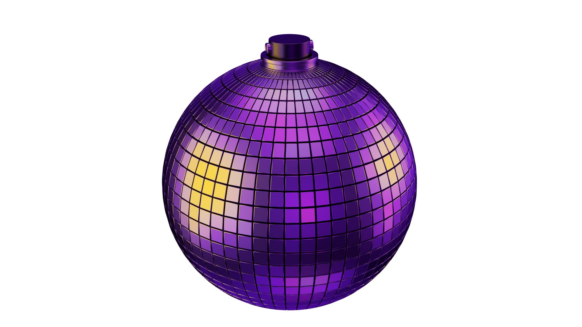 3D Disco Mirrorball Color Reflective - TurboSquid 2199937