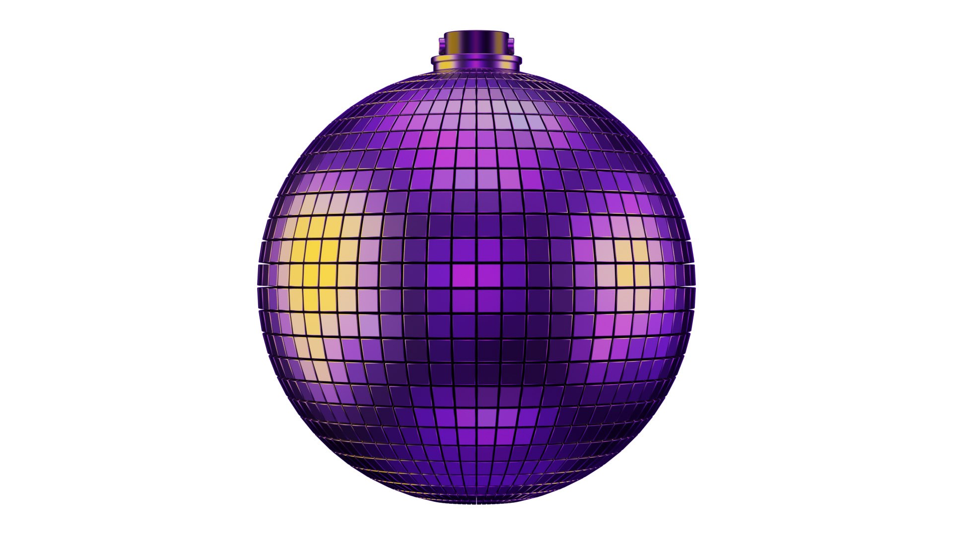 3D Disco Mirrorball Color Reflective - TurboSquid 2199937