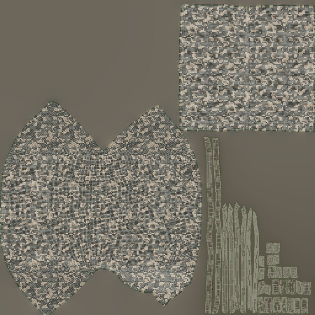 Army Tent UCP Model - TurboSquid 1904140