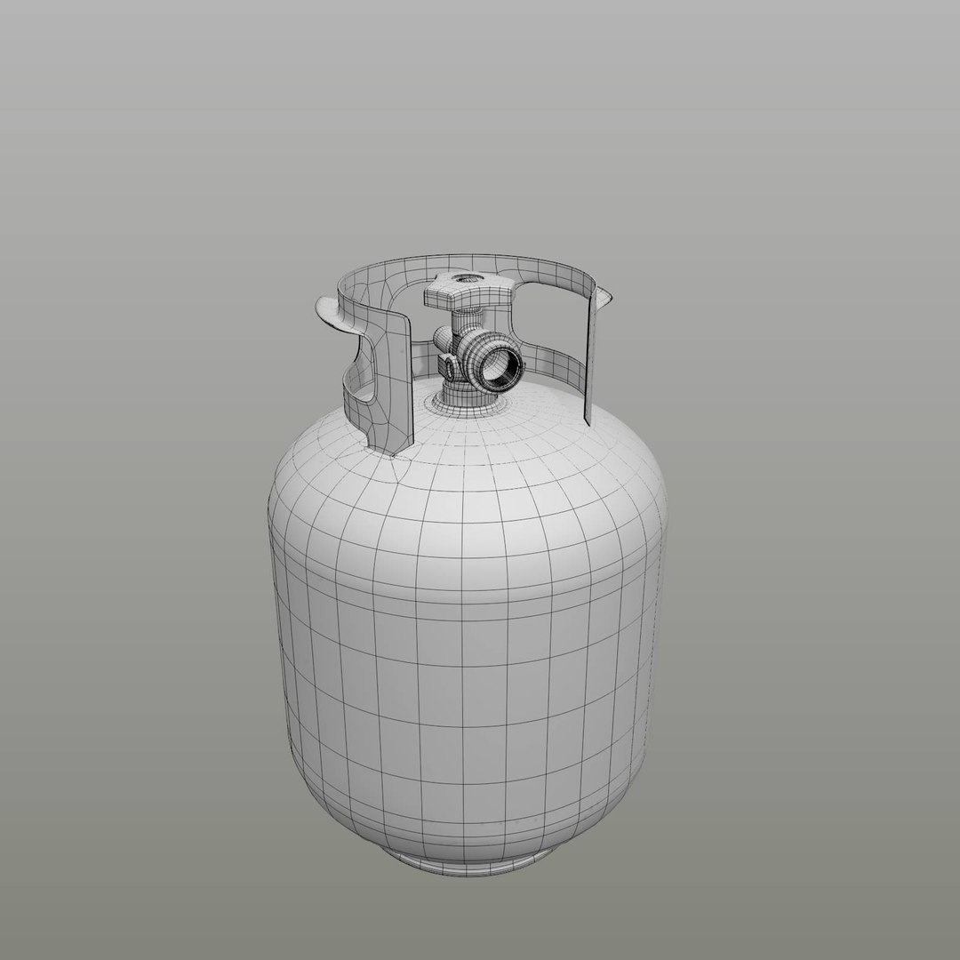 Propane Tank 3d Model