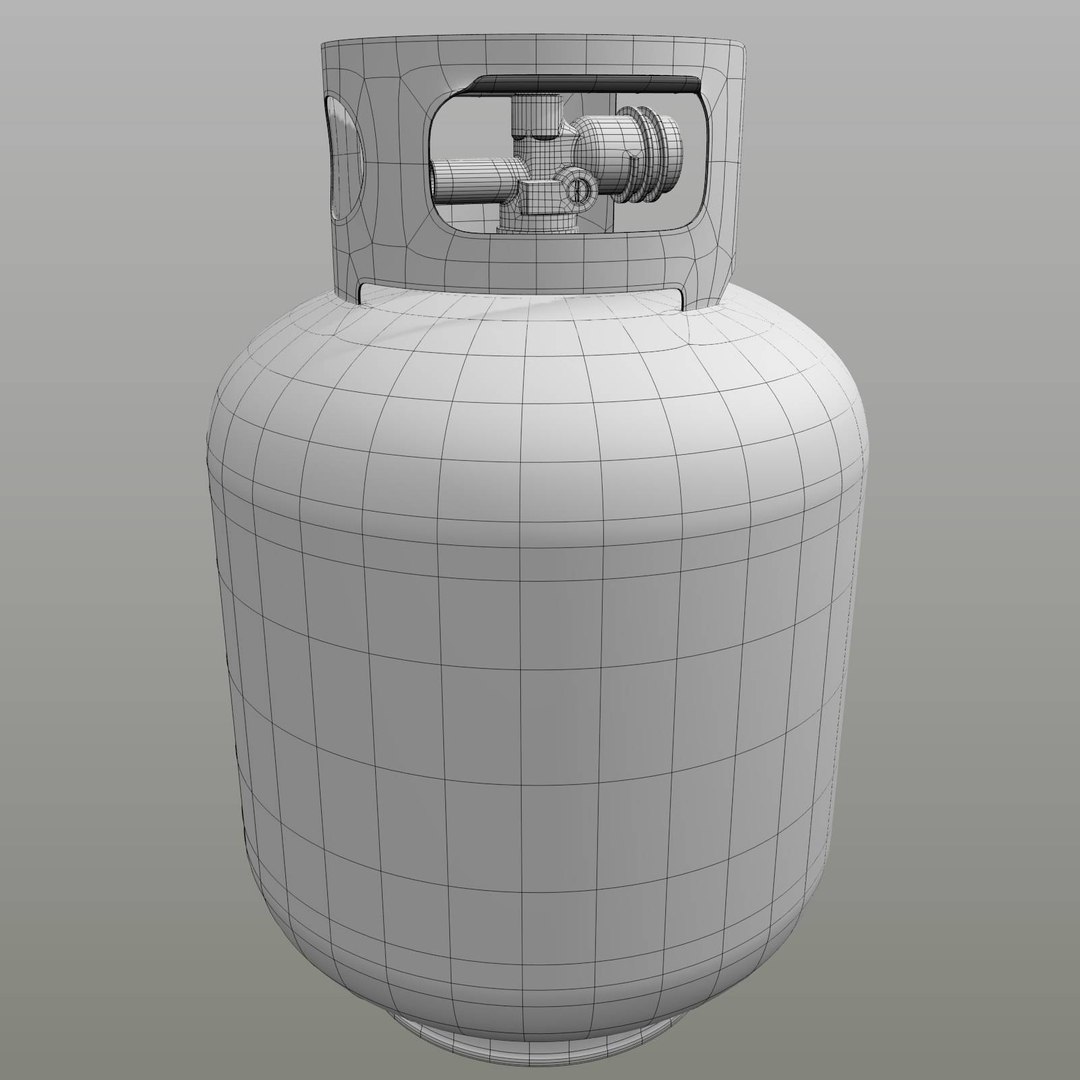 Propane Tank 3d Model