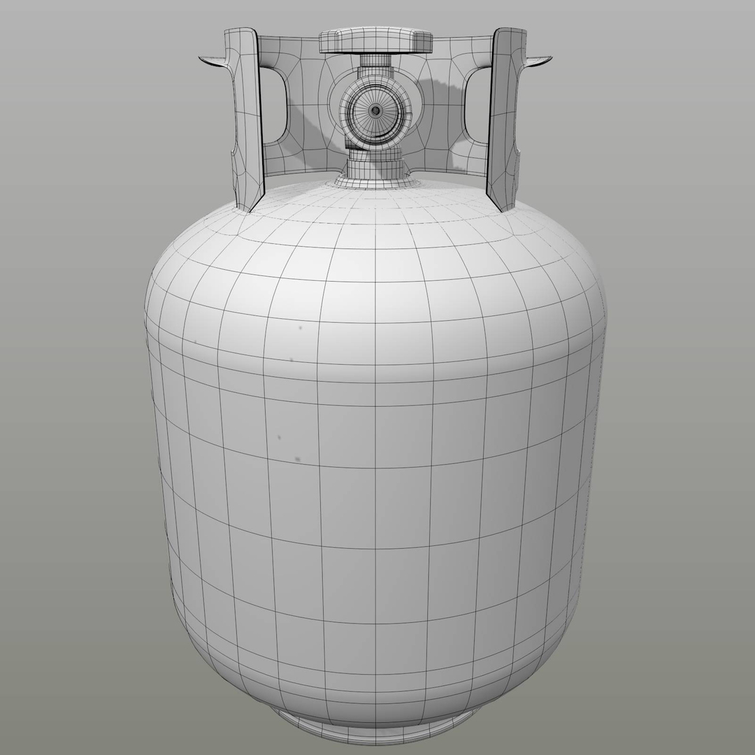 Propane Tank 3d Model