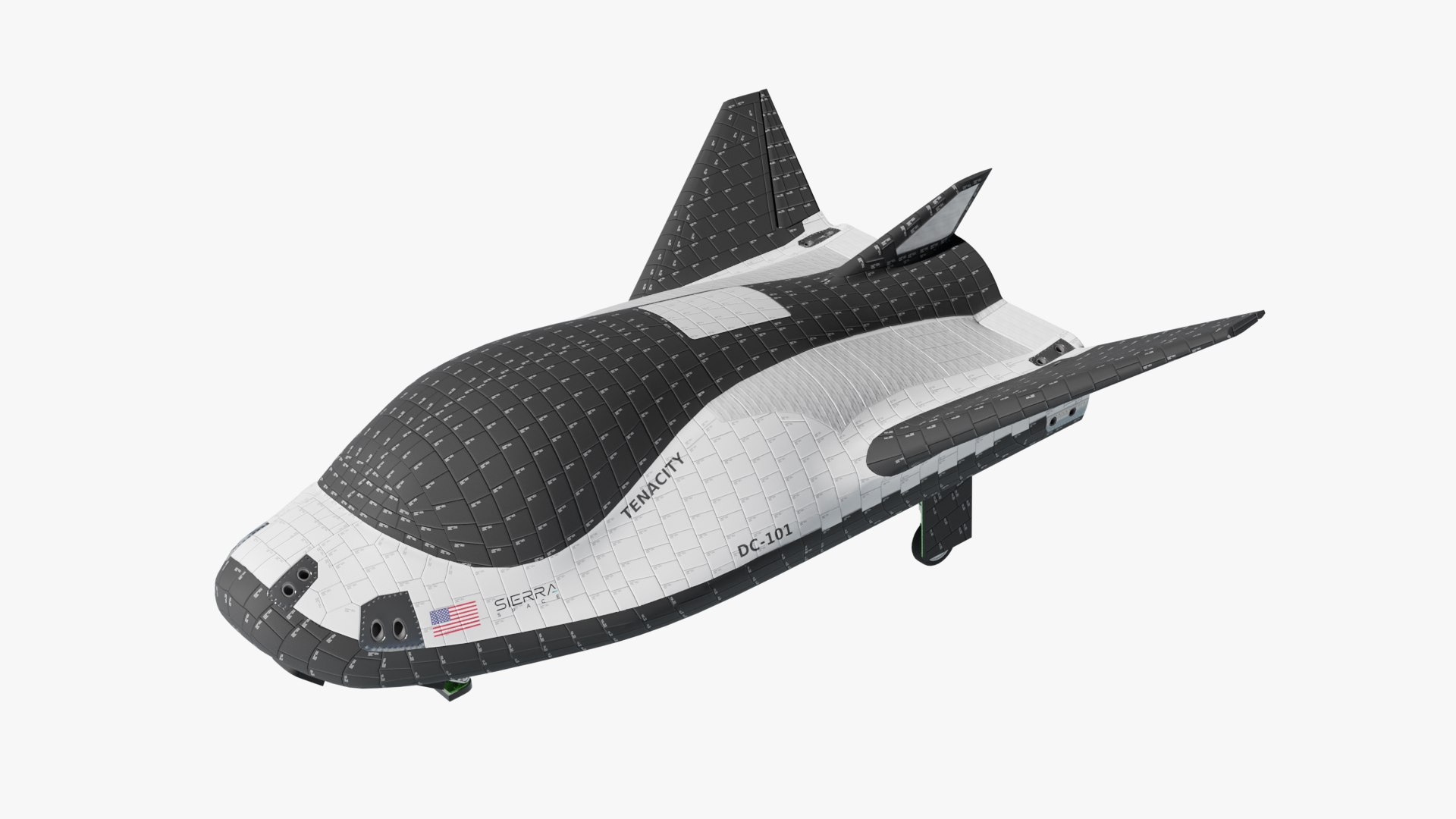 3D Sierra Nevada Dream Chaser Tenacity Space Shuttle - TurboSquid 2179887