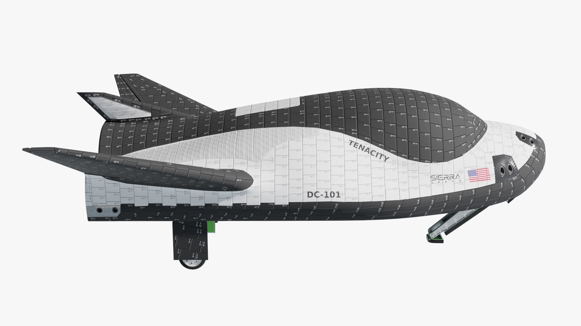 3D Sierra Nevada Dream Chaser Tenacity Space Shuttle - TurboSquid 2179887