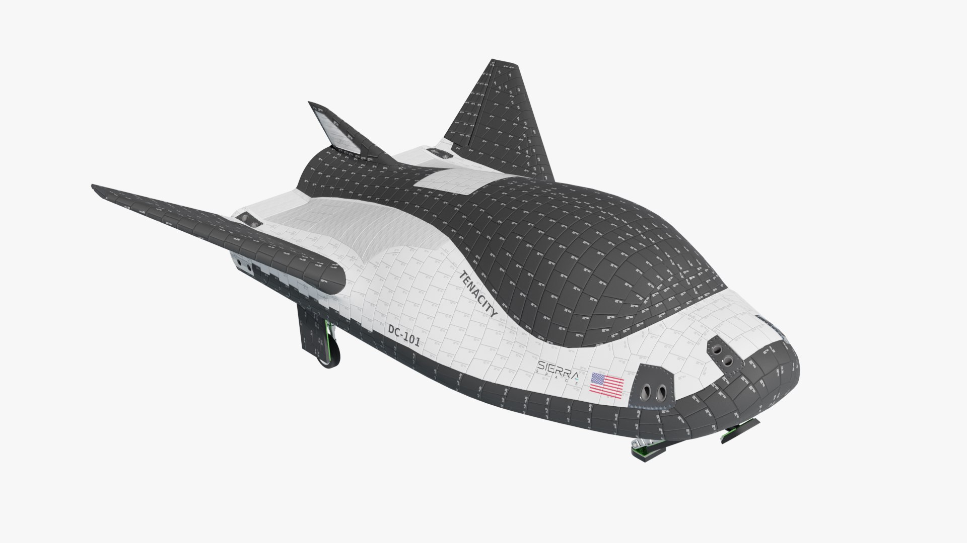 3D Sierra Nevada Dream Chaser Tenacity Space Shuttle - TurboSquid 2179887