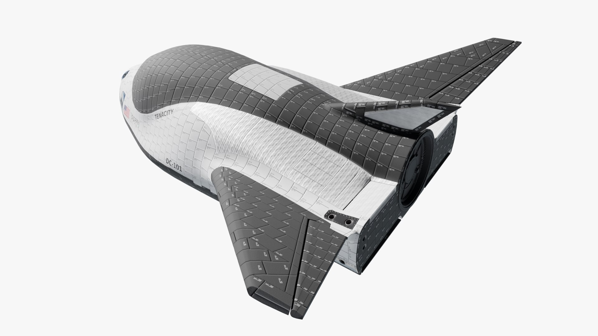 3D Sierra Nevada Dream Chaser Tenacity Space Shuttle - TurboSquid 2179887