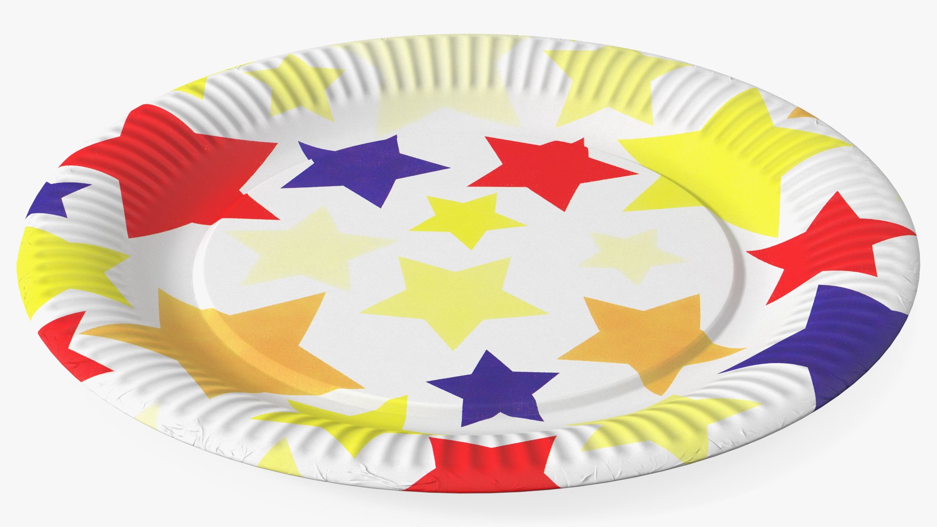 Stars Paper Plate Model - TurboSquid 2051608