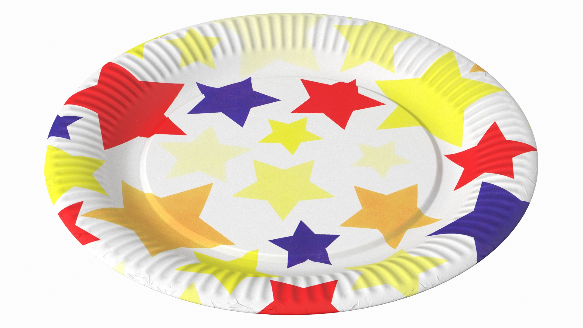 Stars Paper Plate Model - TurboSquid 2051608