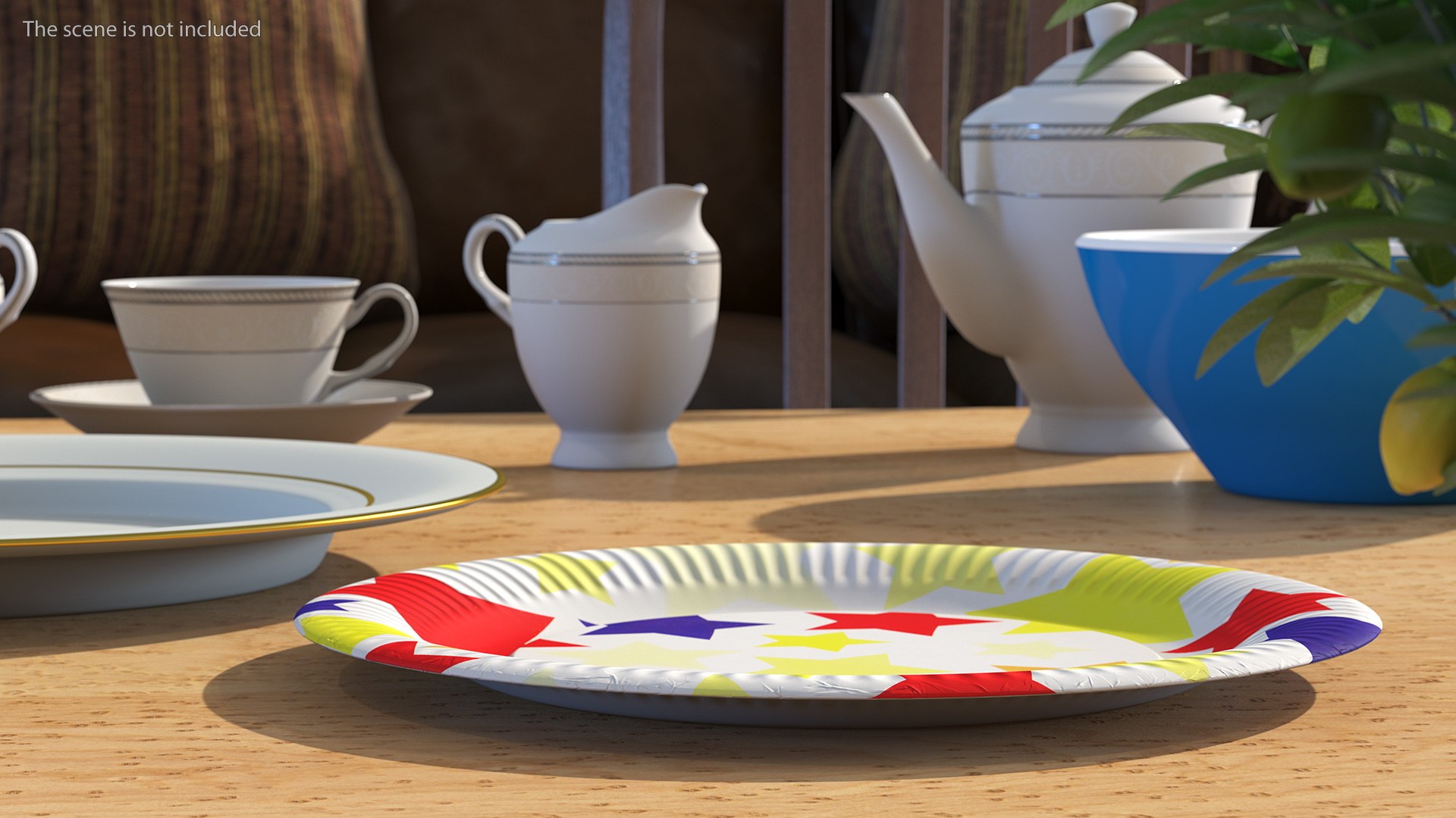 Stars Paper Plate Model - TurboSquid 2051608