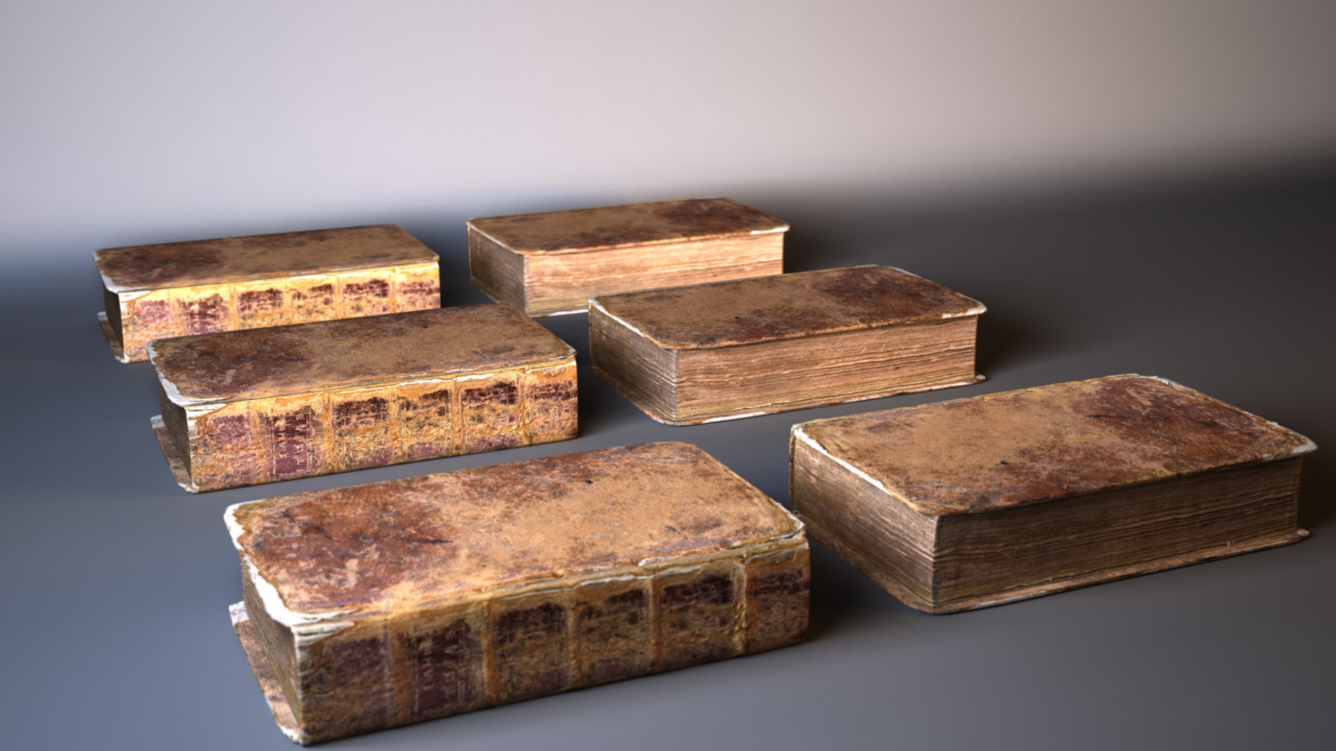 Maya Realistic Old Book