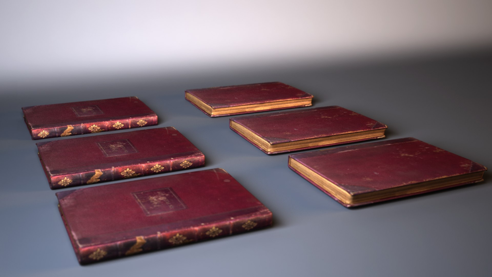 Maya Realistic Old Book