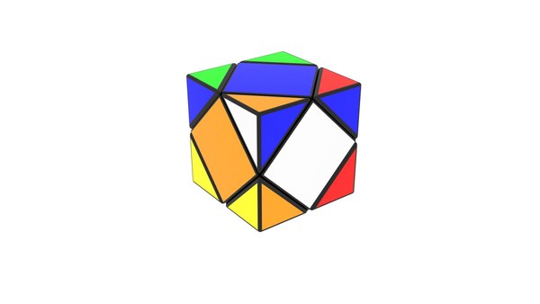 3D model Skewb Puzzle With Solving Animation - TurboSquid 1833728
