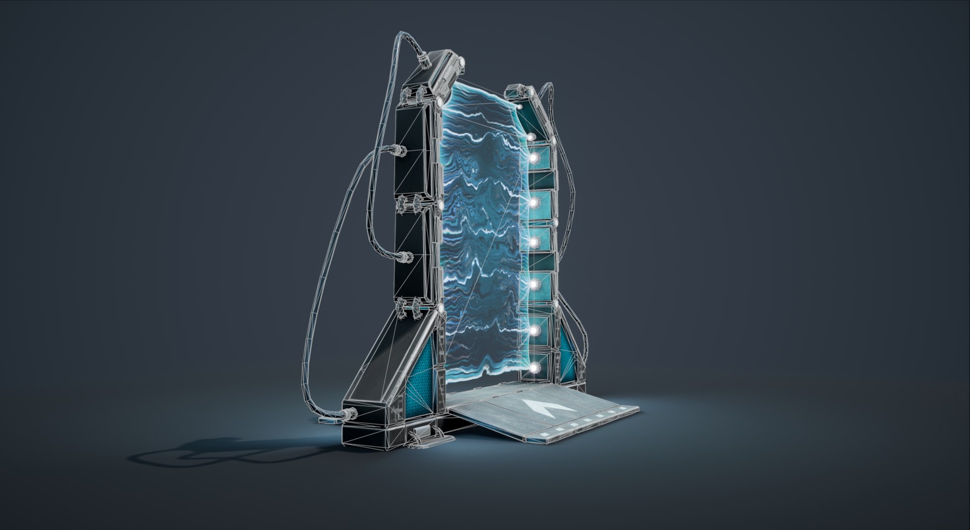 Teleporter 3D Model - TurboSquid 1890851